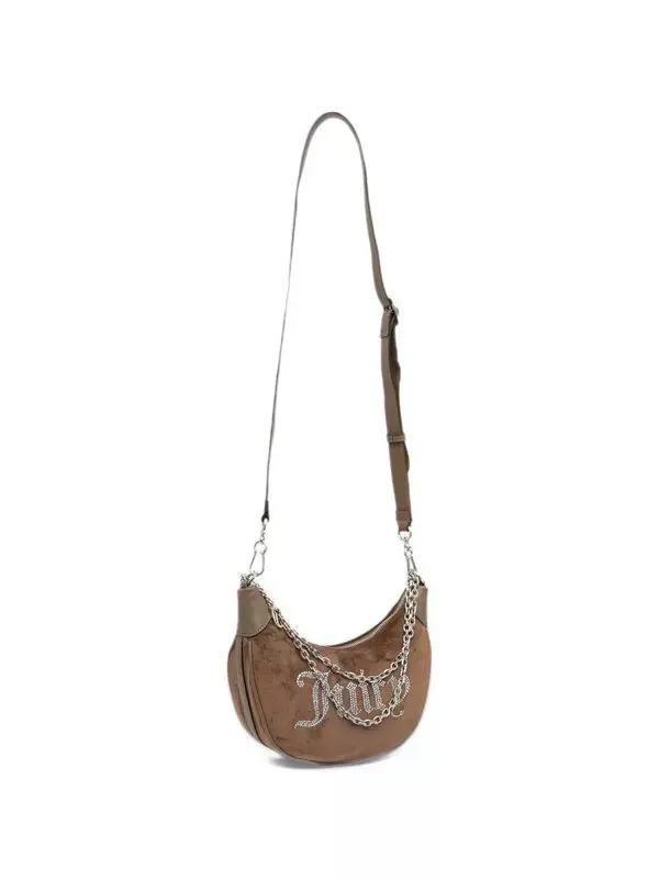 Juicy Couture Kimberly Crystal-embellished Chain-link Shoulder Bag