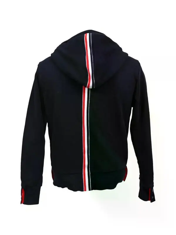 Thom Browne Loopback Zip-up Hoodie