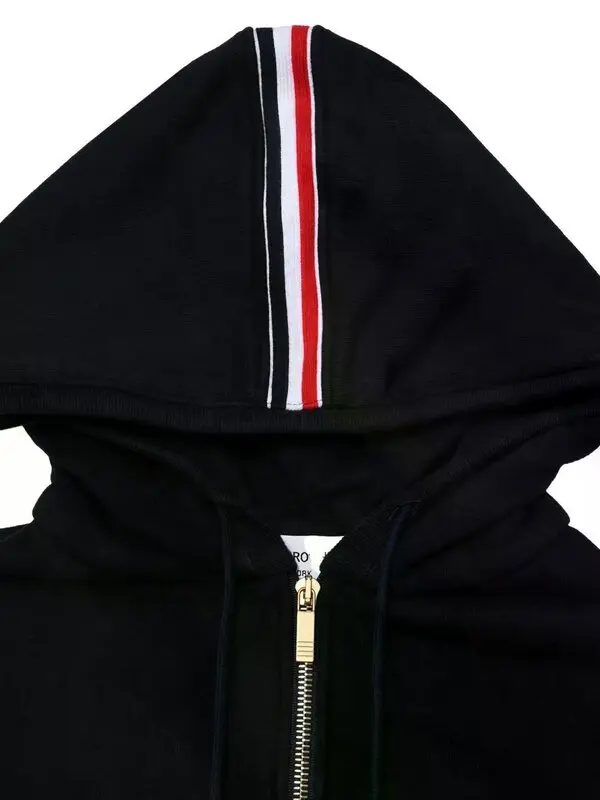 Thom Browne Loopback Zip-up Hoodie