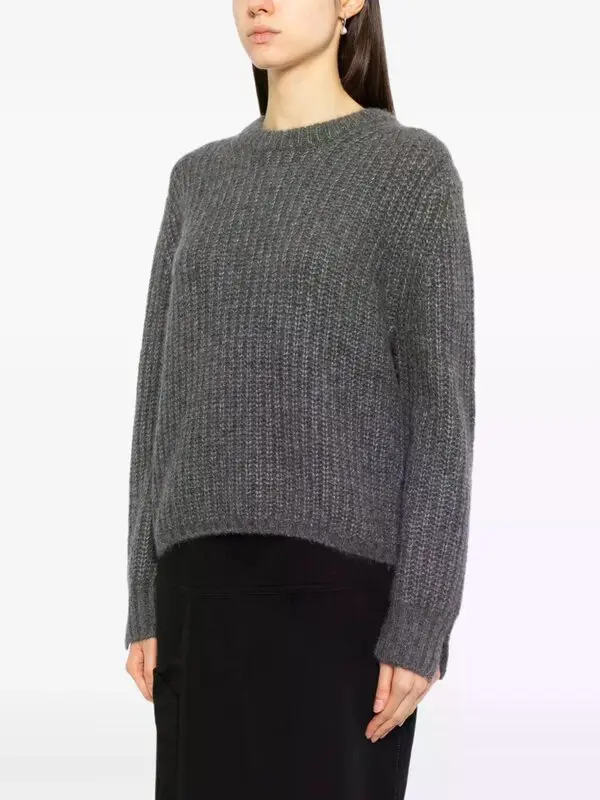 ALLUDE Ribbed-knit Sweater