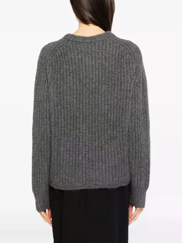 ALLUDE Ribbed-knit Sweater