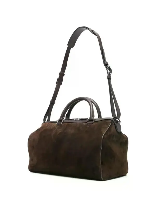 Magda Butrym Varsovia Suede-finish Flower-detail Tote Bag