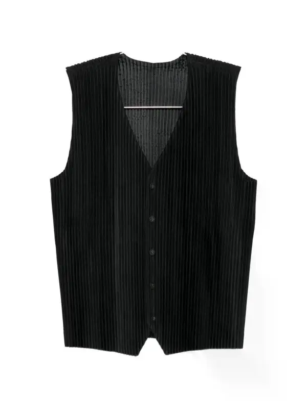 Issey Miyake Plissé-effect Waistcoat