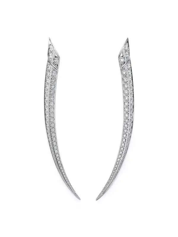 SHAUN LEANE Sabre Diamond Earrings