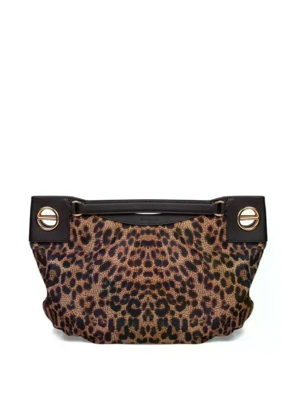 Borbonese Medium London Leopard-print Tote Bag