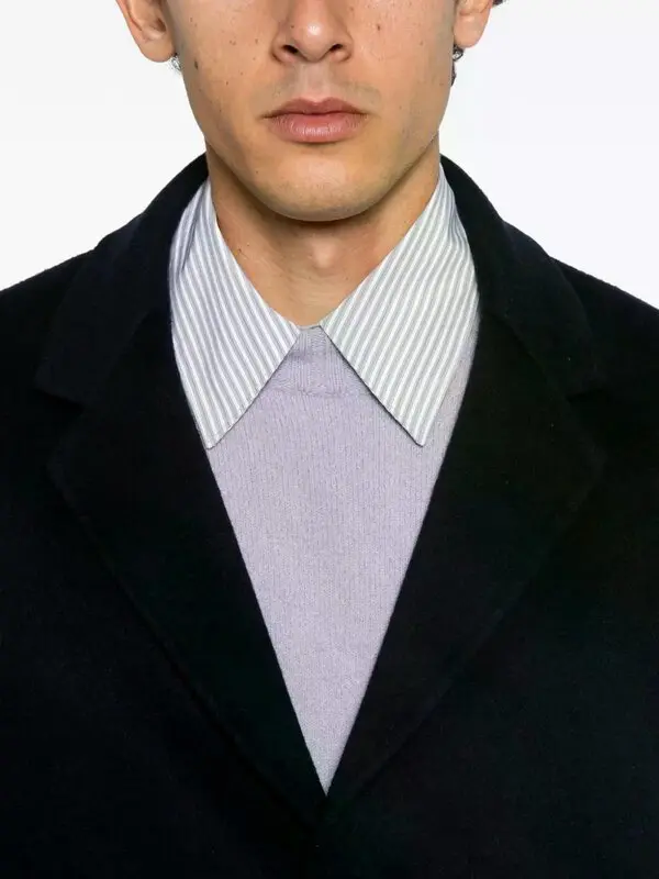 AMARANTO Single-breasted Notched-lapel Coat