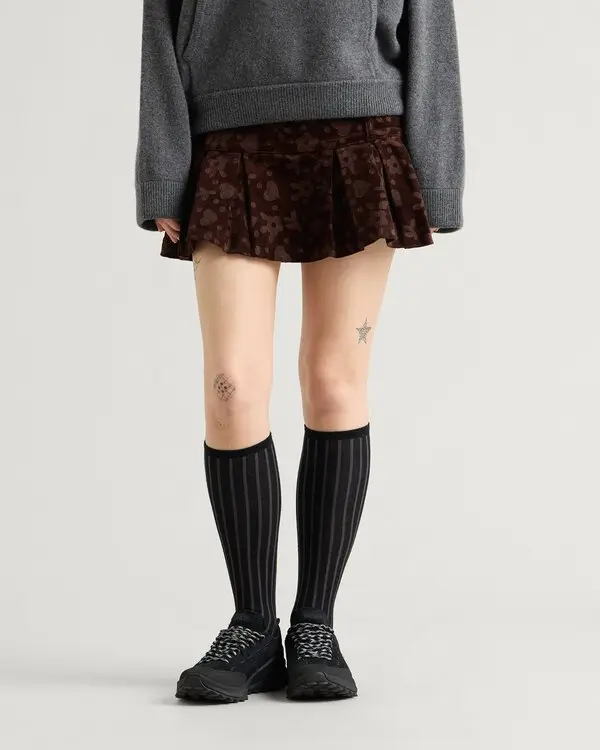 PAOLINA RUSSO Pleated Mini Skirt