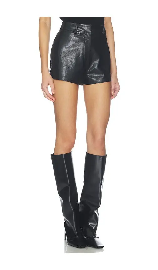 Line & Dot Noir Micro Shorts