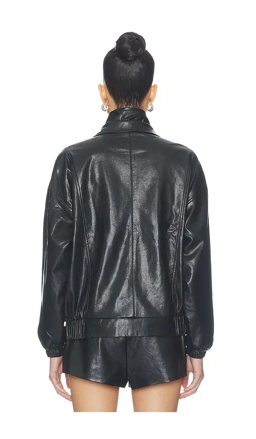 Line & Dot Noir Double Layered Jacket