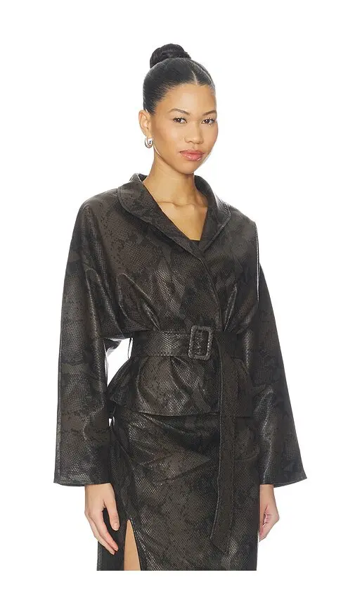 Line & Dot Bex Jacket In Brown