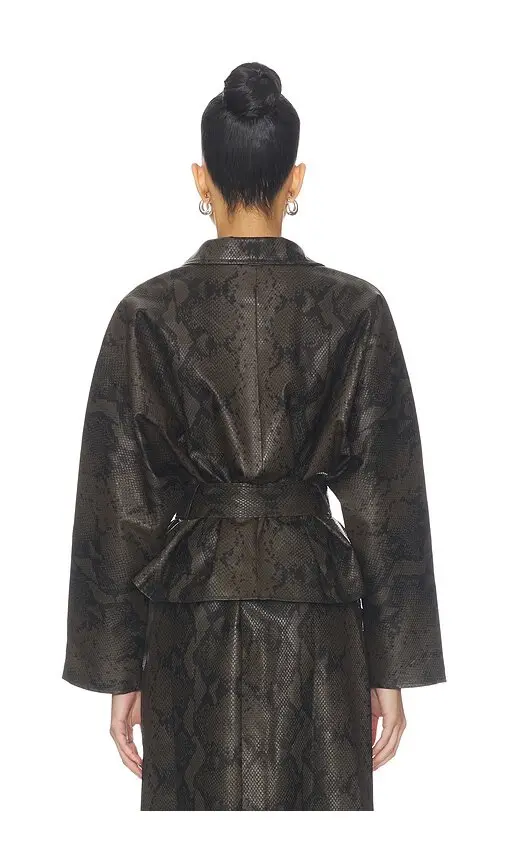 Line & Dot Bex Jacket In Brown