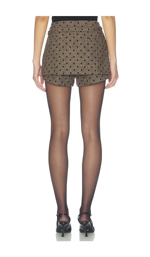 Line & Dot X Millie Skort In Brown