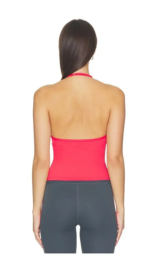 P.E Nation Signal Halter Tank Top In Red