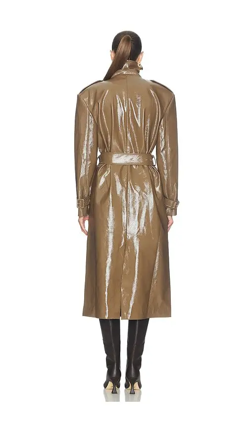 CAMILA COELHO Nico Coat In Olive