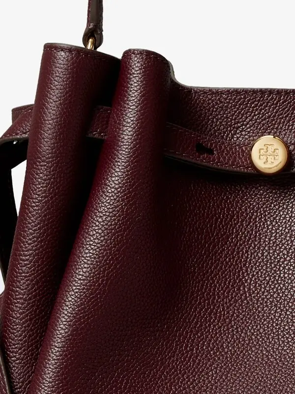 Tory Burch Romy Leather Bucket Bag