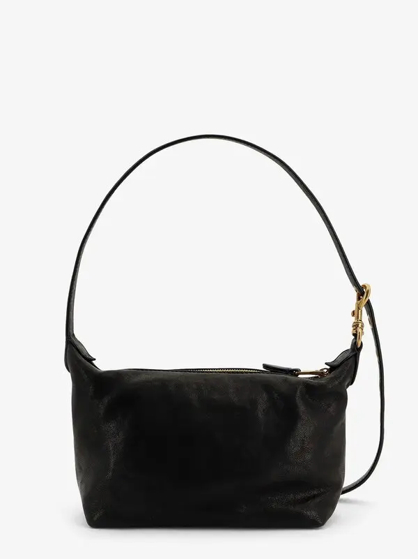 Miu Miu Nappa Aviator Leather Shoulder Bag - Black