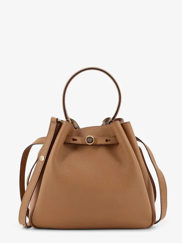 Tory Burch Romy Leather Bucket Bag