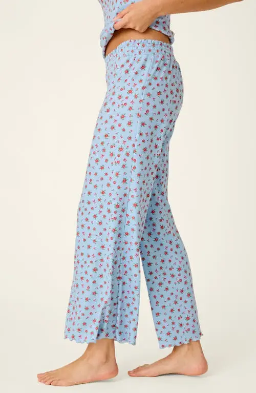 PJ Salvage Festive Florals Crop Sleep Pants