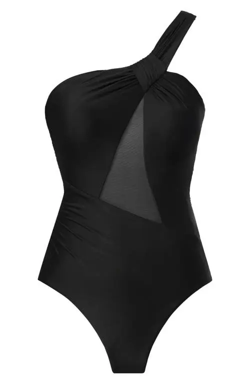 Miraclesuit Icons Knockout One-shoulder One-piece Swimsuit
