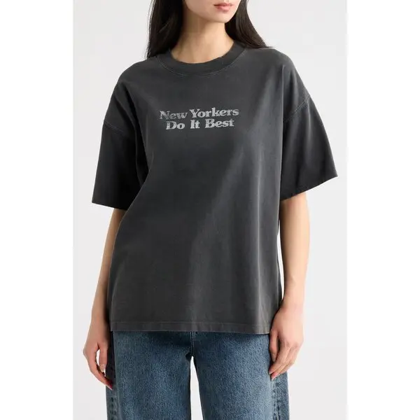 Rag & Bone Alex Graphic Tee - Black