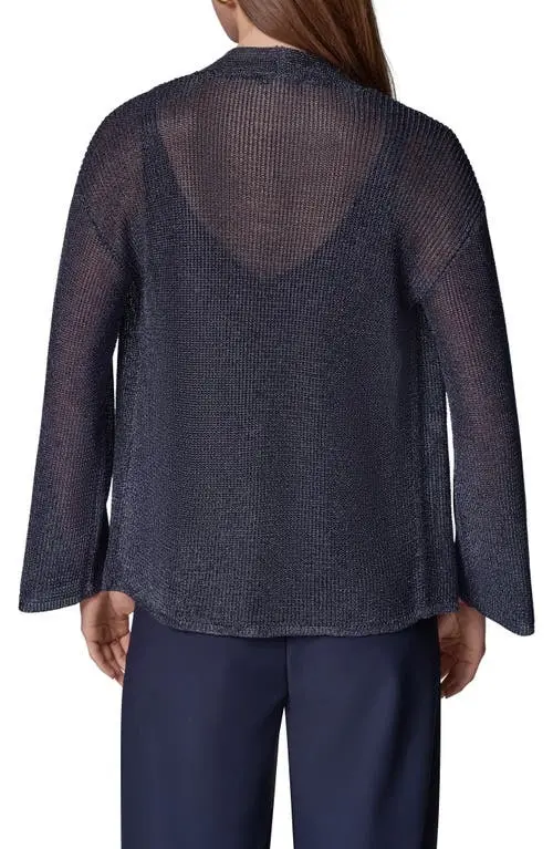 Donna Karan New York Metallic Cardigan