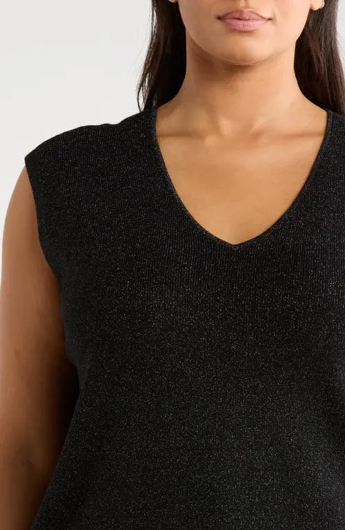 Eileen Fisher Merino Wool Shimmer Vest