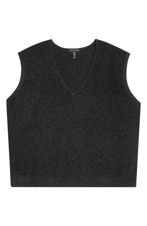Eileen Fisher Merino Wool Shimmer Vest
