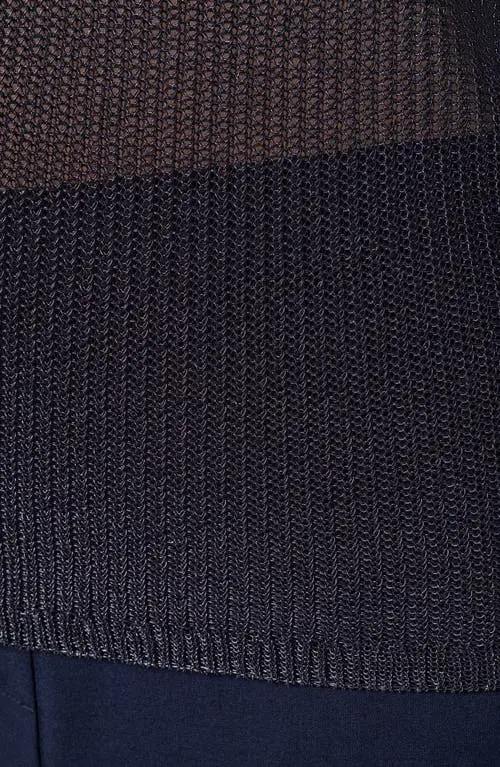 Donna Karan New York Metallic V-neck Sweater Tank
