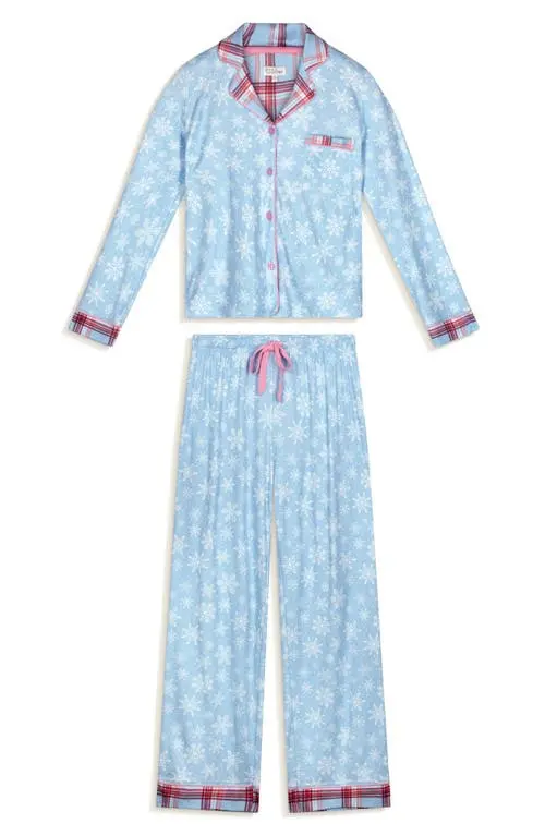 PJ Salvage Plaid About You Pajamas - Cloud Blue