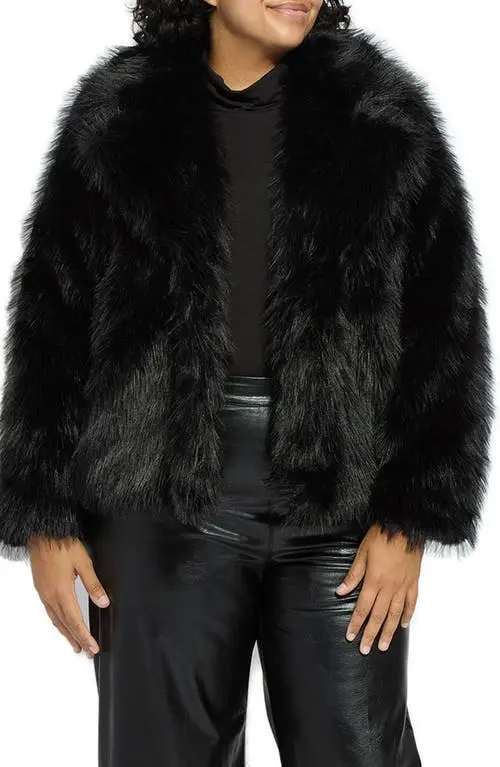 Lyssé Clio Faux Fur Cropped Coat