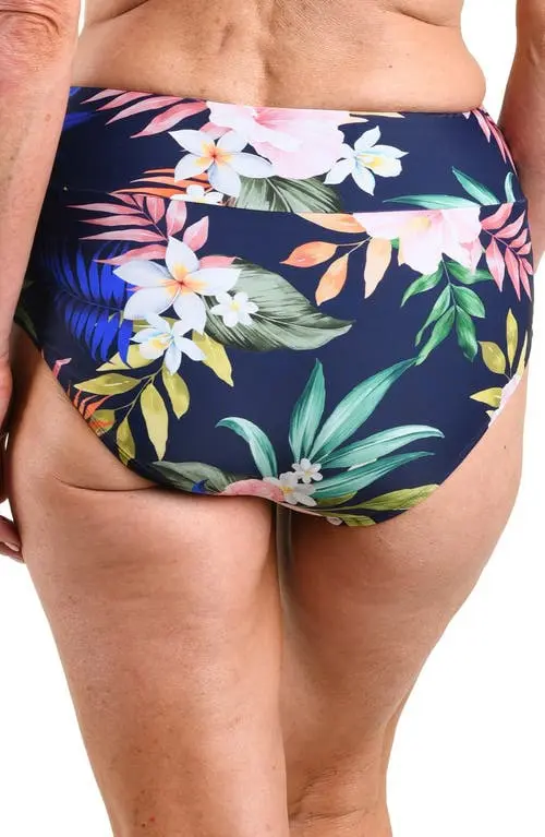MAXINE OF HOLLYWOOD Leisure Tropics Full Coverage Bikini Bottoms