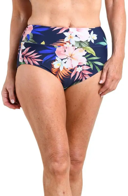 MAXINE OF HOLLYWOOD Leisure Tropics Full Coverage Bikini Bottoms