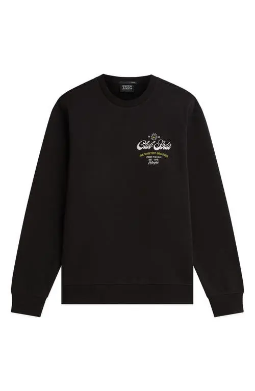 Scotch & Soda Graphic Organic Cotton Sweatshirt