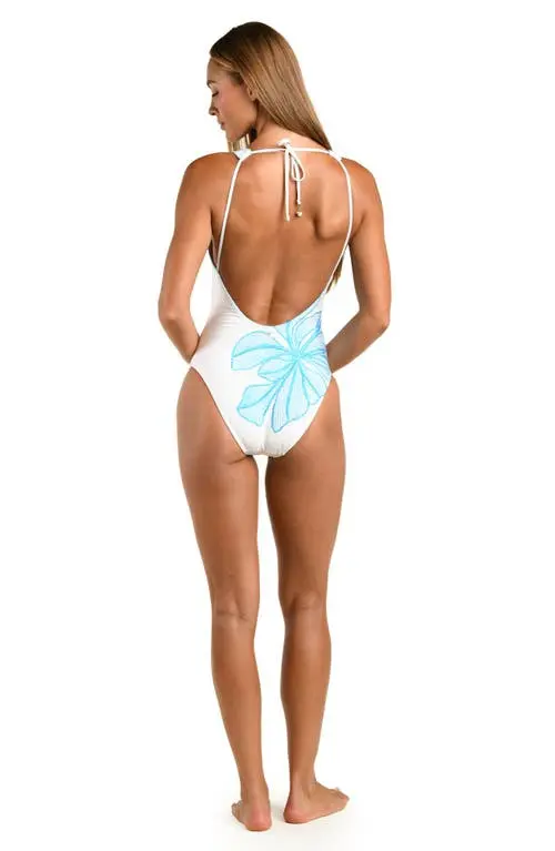 SUNSHINE 79 Grand Fleur Plunge One-piece Swimsuit