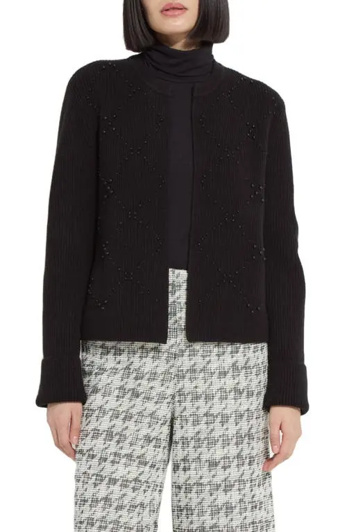 Lyssé Calliope Faux Pearl Embellished Cardigan