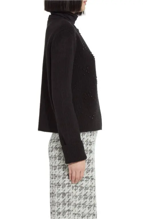 Lyssé Calliope Faux Pearl Embellished Cardigan