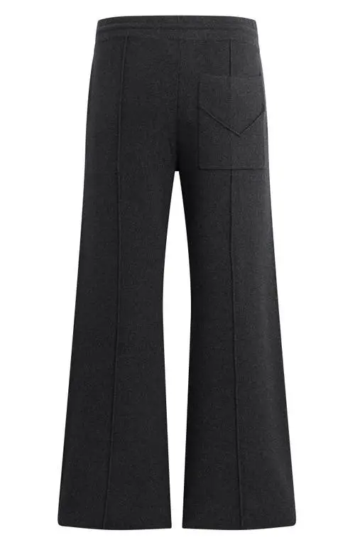 Hudson Jeans Foldout Cotton & Cashmere Wide Leg Pants