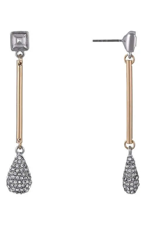 Badgley Mischka Crystal Linear Drop Earrings