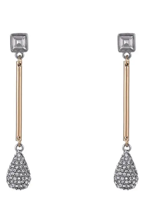 Badgley Mischka Crystal Linear Drop Earrings