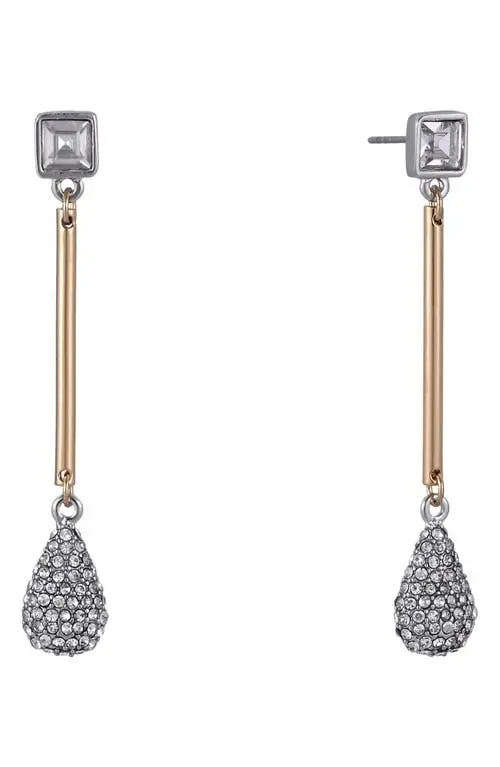 Badgley Mischka Crystal Linear Drop Earrings