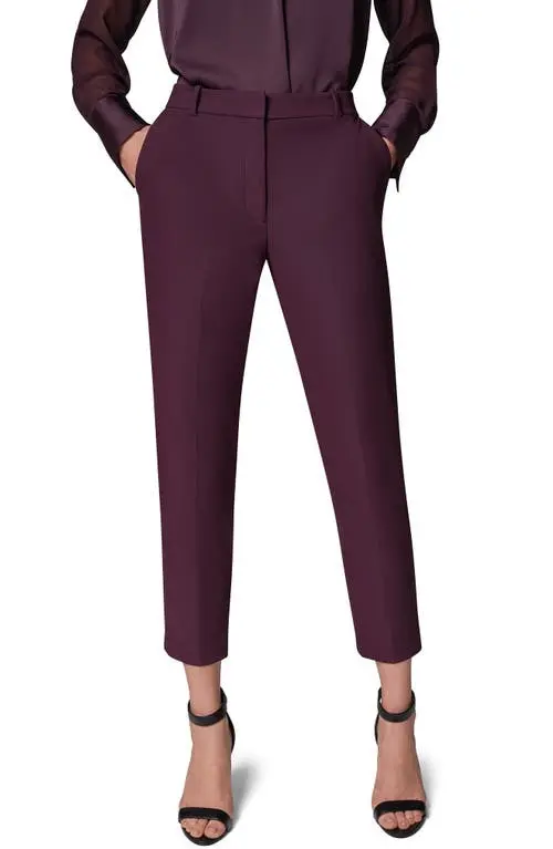Donna Karan New York Flat Front Straight Leg Pants