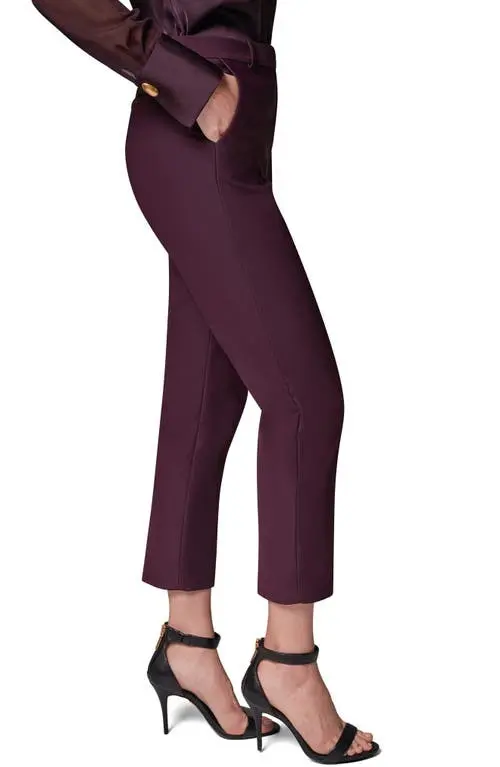 Donna Karan New York Flat Front Straight Leg Pants