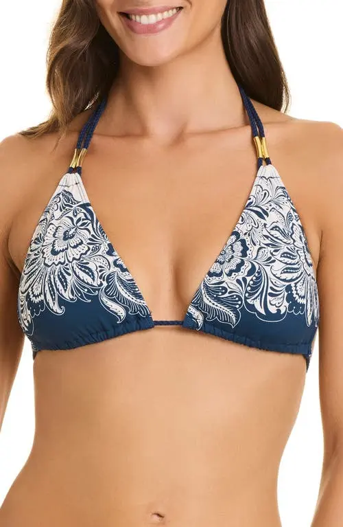 BLEU BY ROD BEATTIE Tall Triangle Halter Swim Top