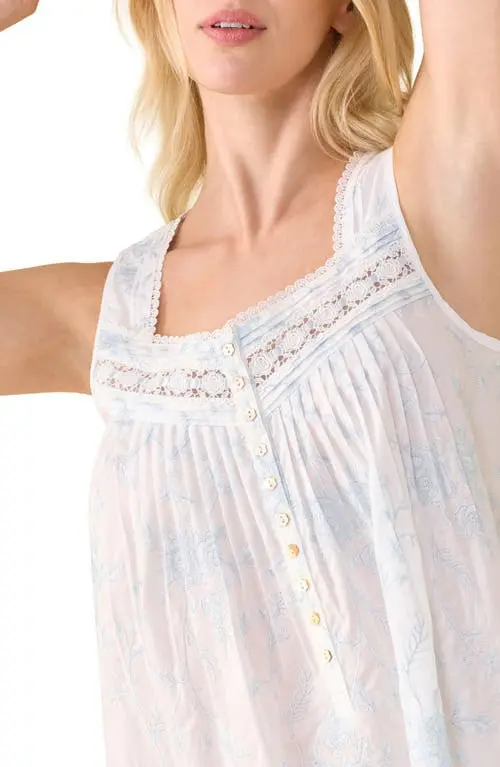 Eileen West Venise Lace Cotton Nightgown
