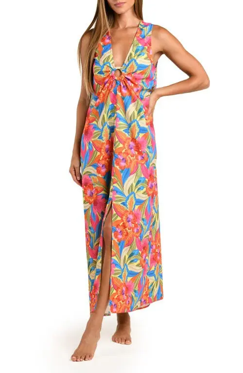 SUNSHINE 79 Tropic Tapestry Maxi Cover-up Dress