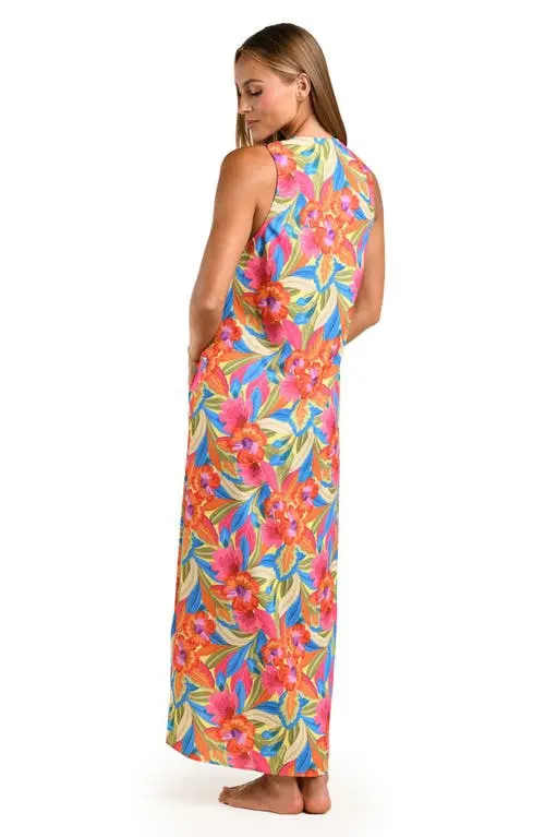 SUNSHINE 79 Tropic Tapestry Maxi Cover-up Dress