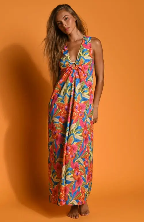 SUNSHINE 79 Tropic Tapestry Maxi Cover-up Dress