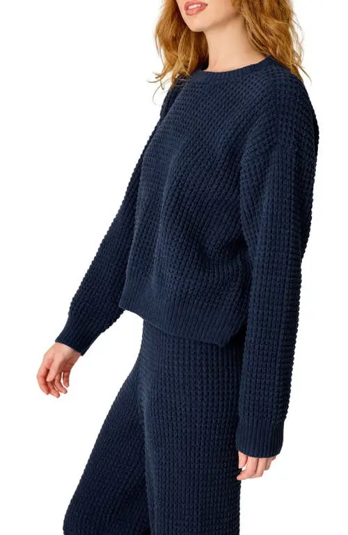 PJ Salvage Chenille Waffle Lounge Set - Deep Navy