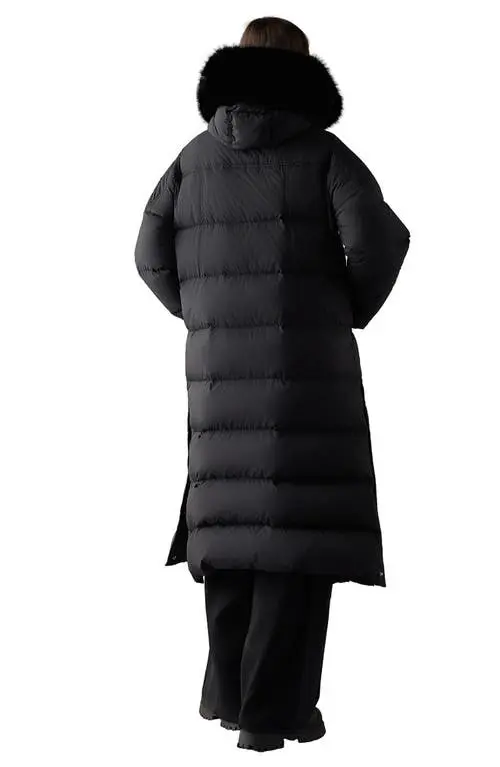 Moose Knuckles Everest Faux Fur Trim 800 Fill Power Down Puffer Coat
