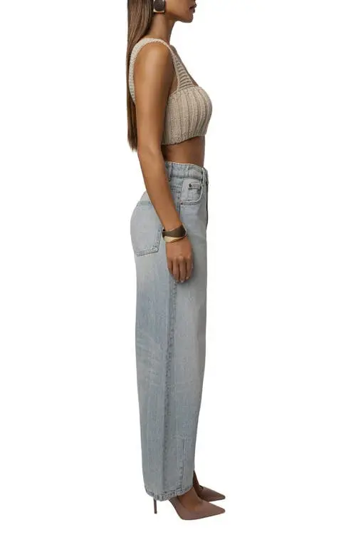 JLUXLABEL Soft Form Knit Bralette - Stone
